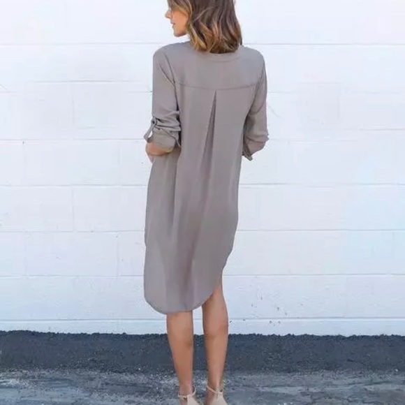 Dresses | Lovely Highlow Shirtdress | Poshmark